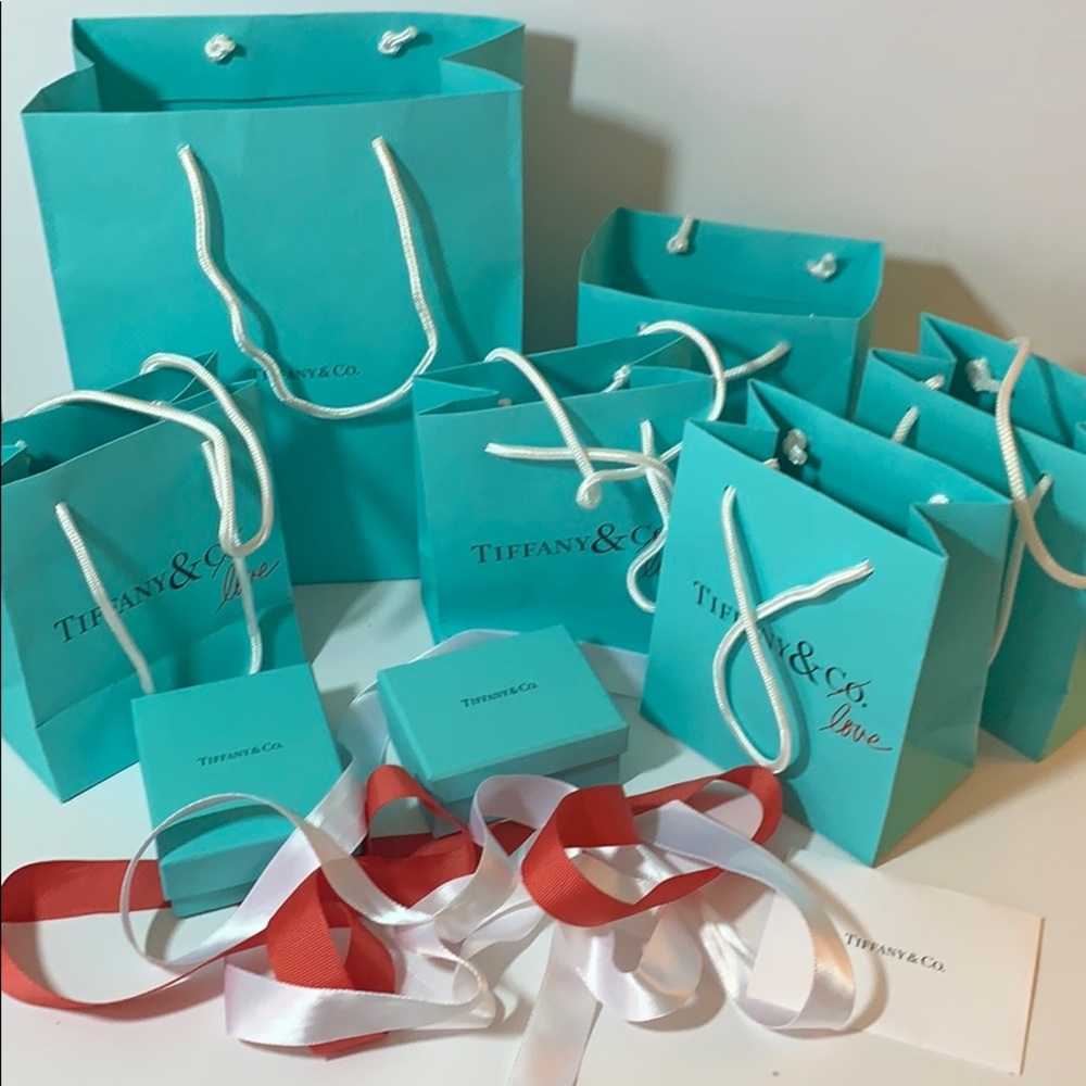12 Piece Set Of Tiffany & Co Packaging - Gem